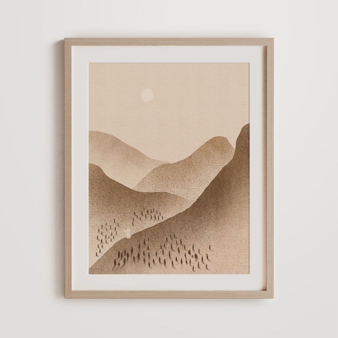 Sermon on the Mount Wall Art, the Beatitudes Print, Christ's Teachings ...