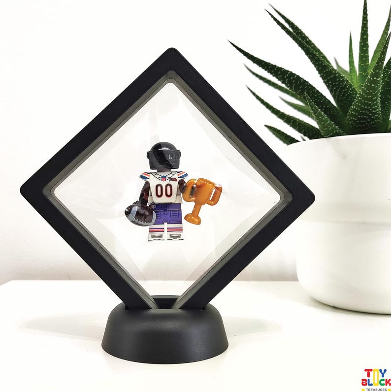 Custom NFL Player Minifigure Frame: Unique Football Fan Gift for Sports ...
