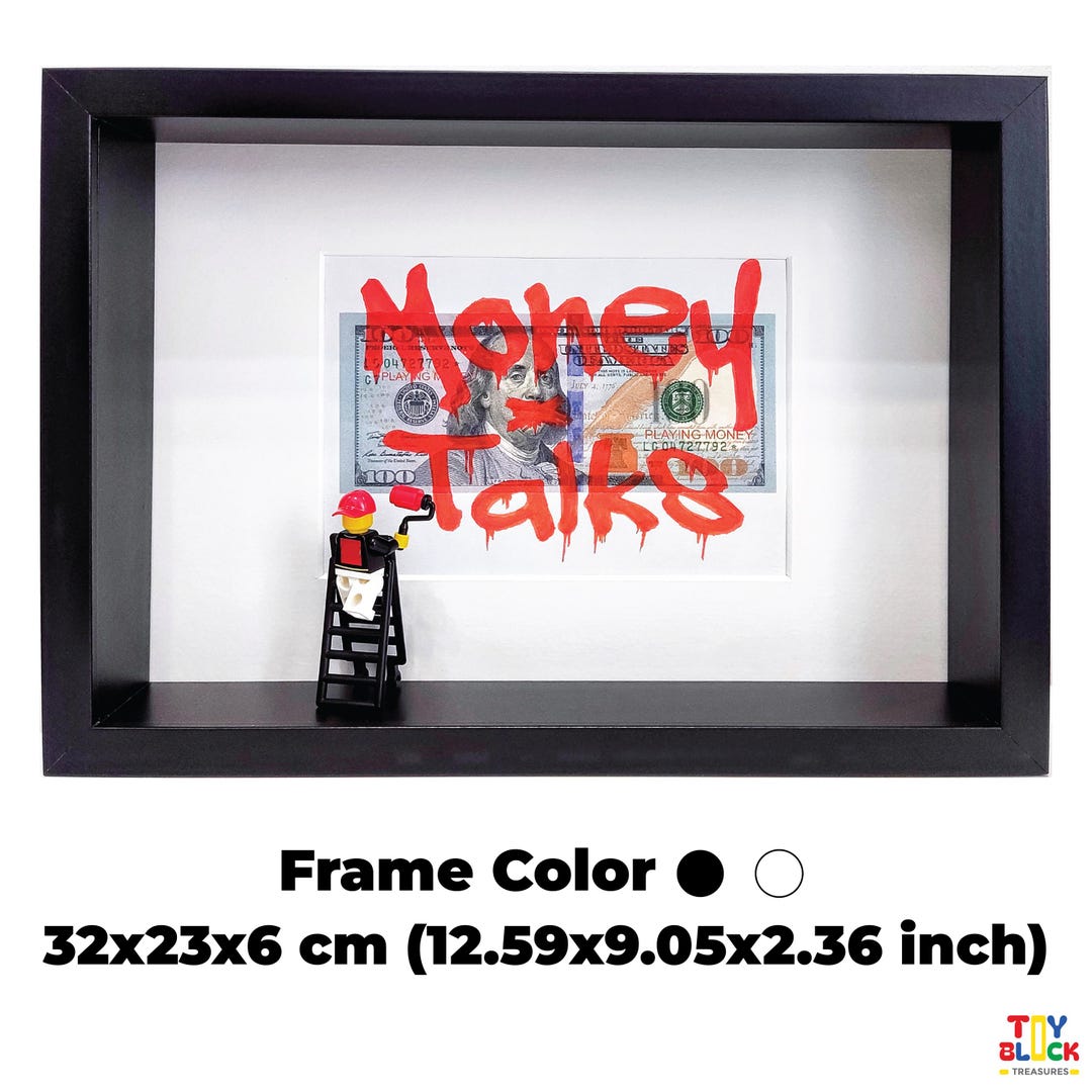 Custom Shadow Box Frame With Minifigure – Motivational Office or Boss ...