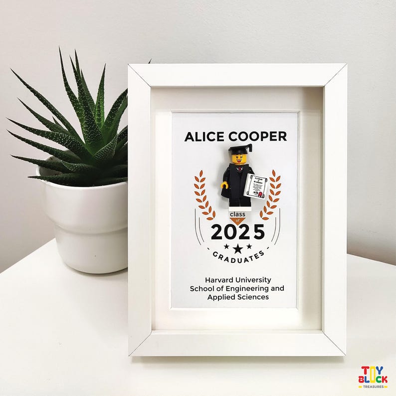 Personalized Graduation Gift Frame – Custom Academic Achievement ...