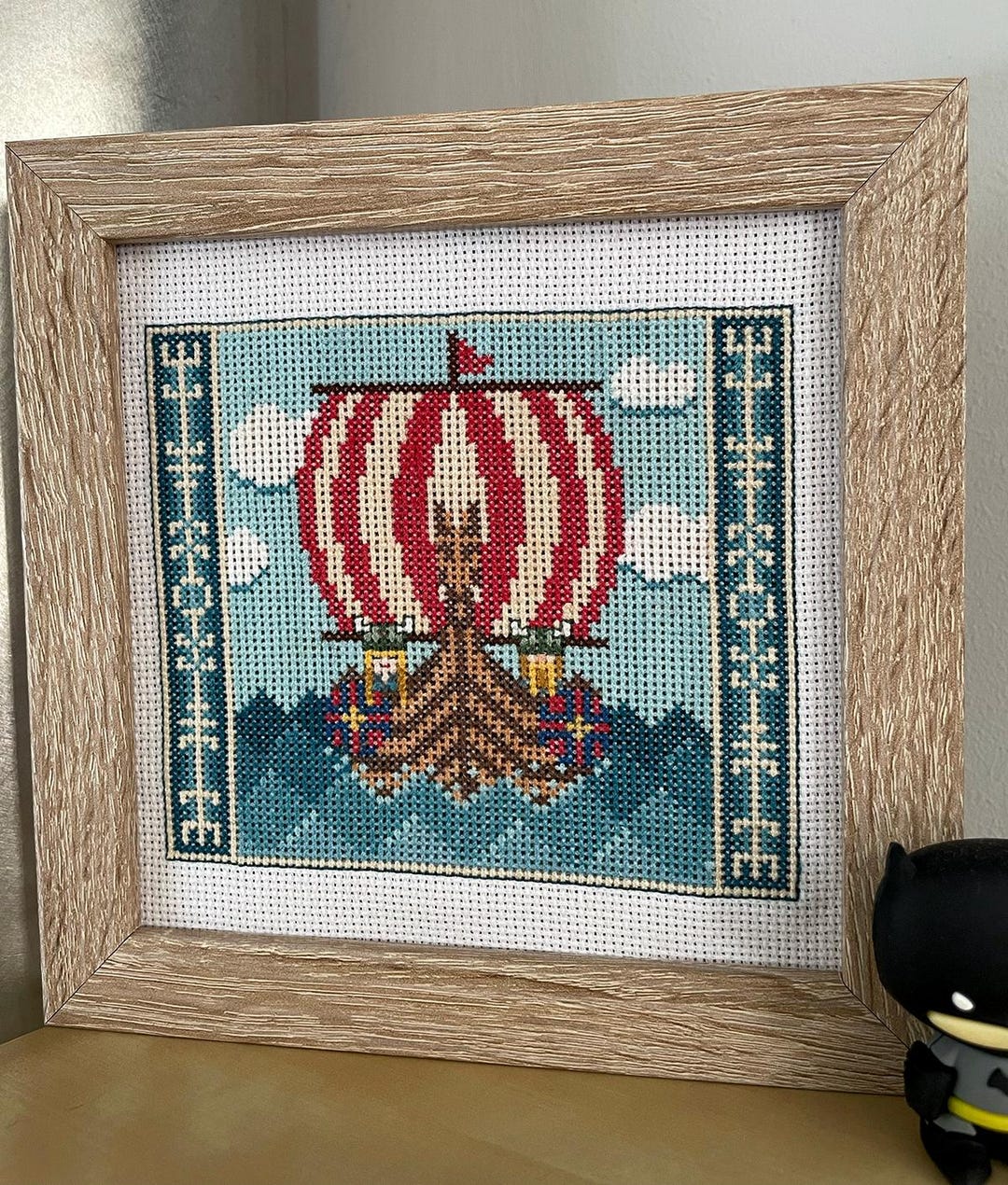 Vikings Ahead Cross Stitch Pattern. Colourful Viking Pattern - Etsy
