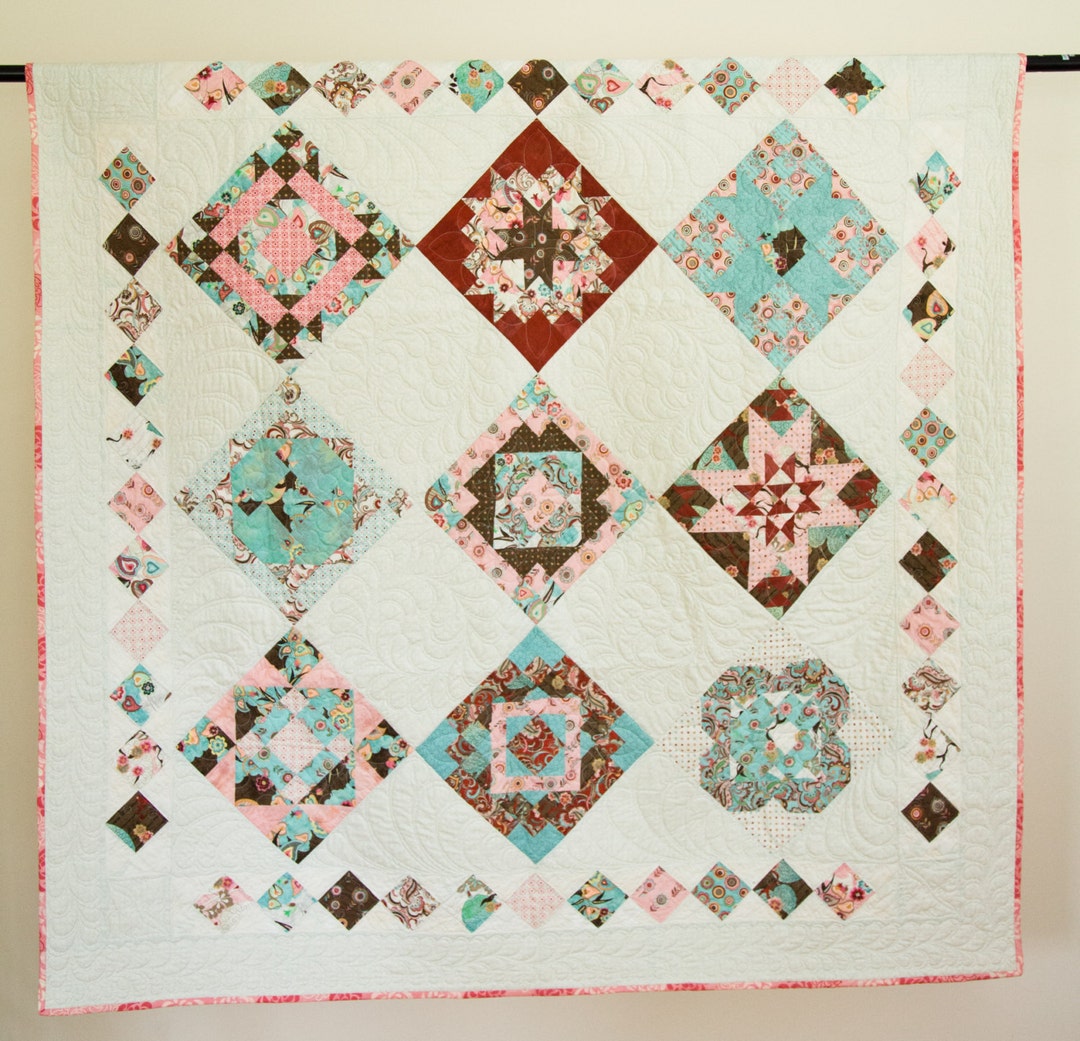 Moda Blush Sampler Quilt - Etsy
