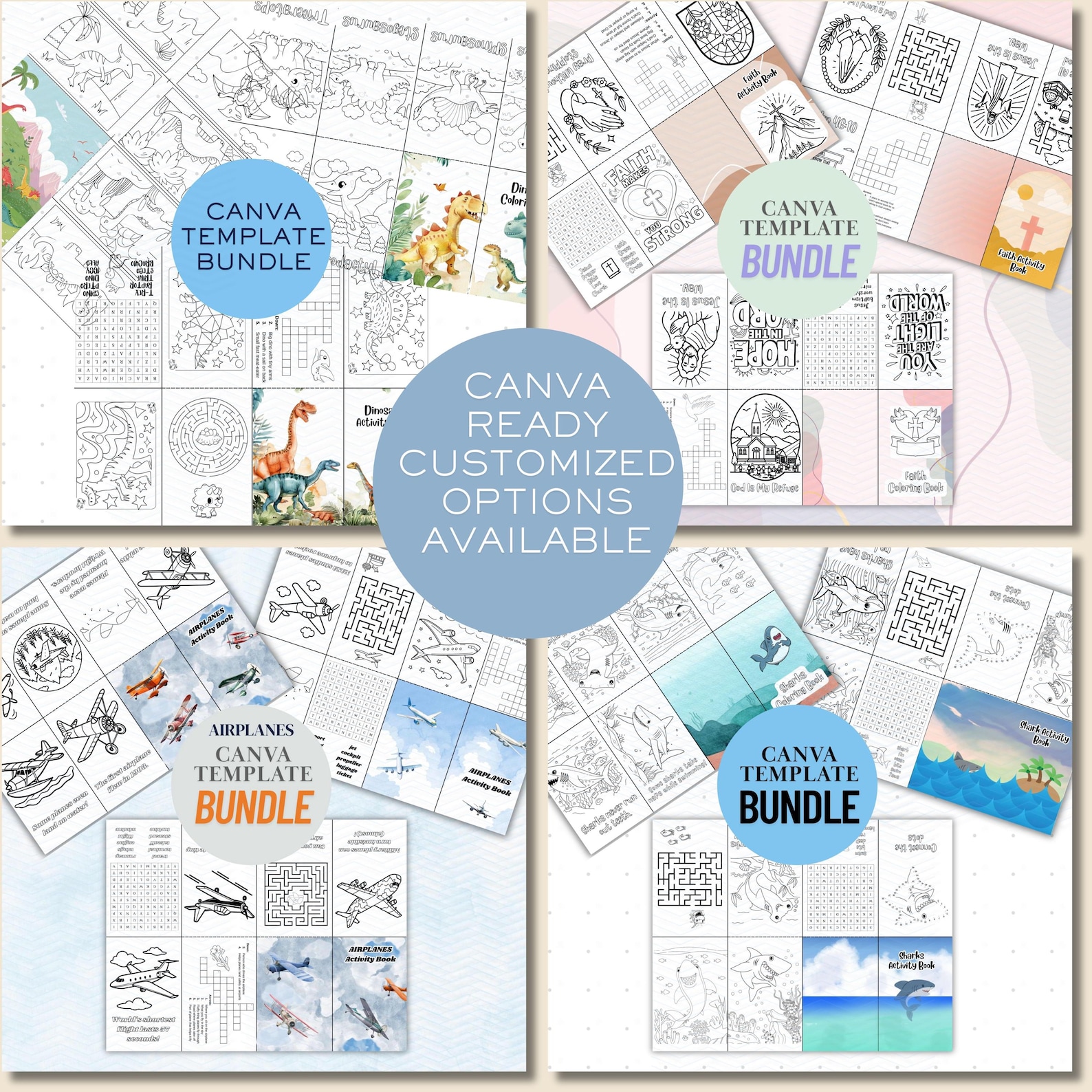 Mini Coloring Book Bundle for Kids 13 Kawaii Themes Party Favor for ...