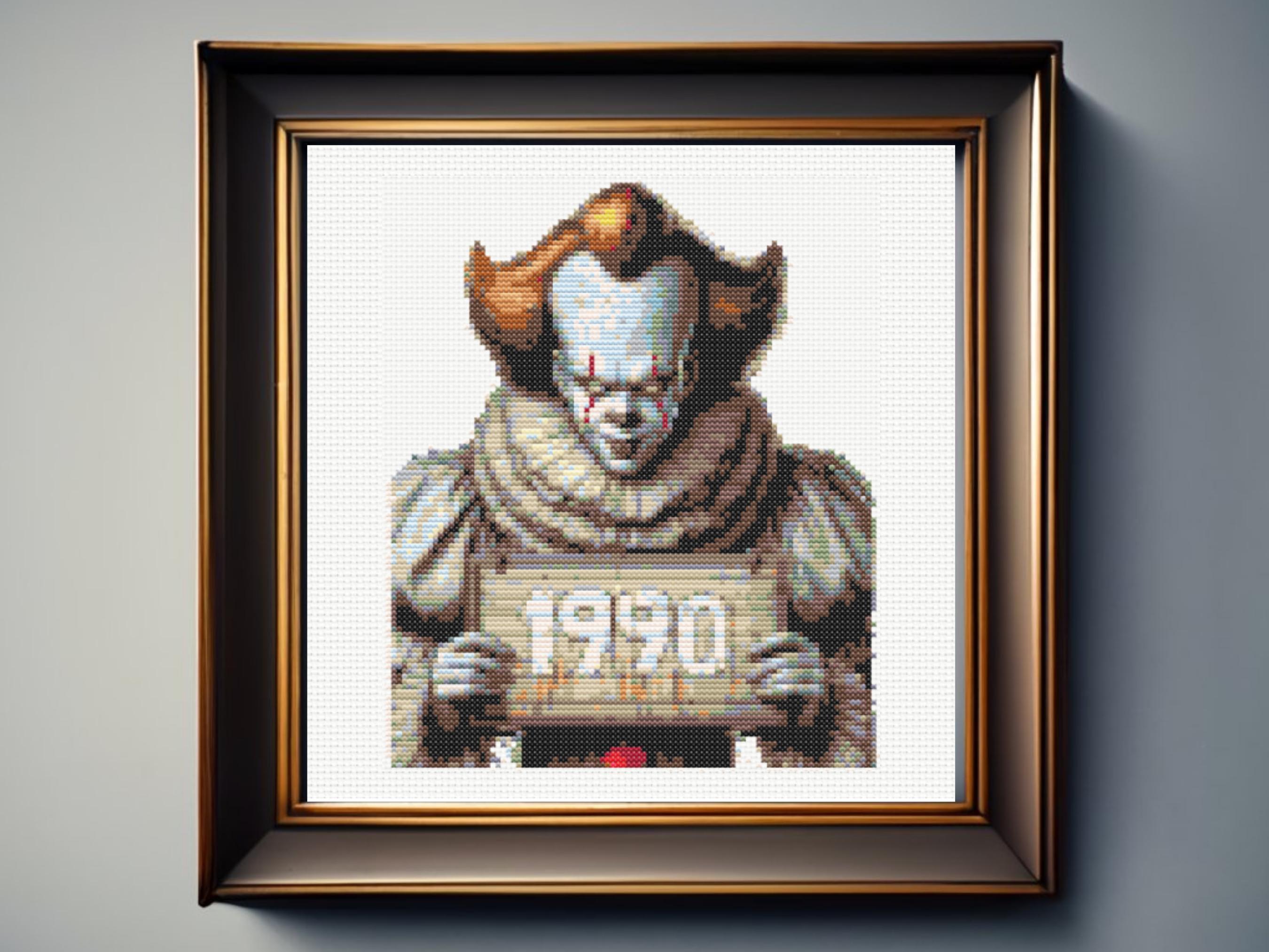 Horror Character Cross Stitch Pattern , Set of 6 Horror Character Cross ...