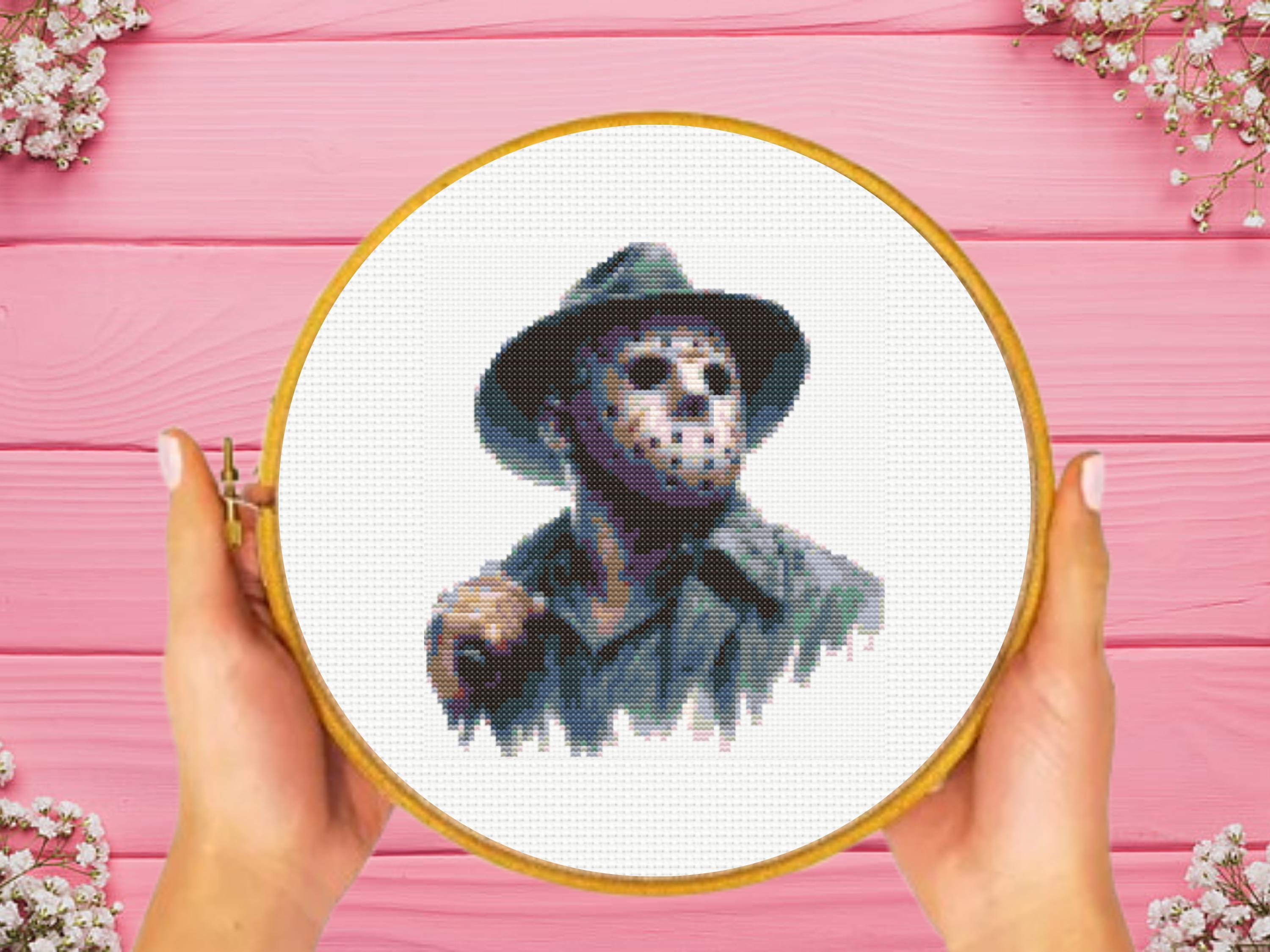 Horror Character Cross Stitch Pattern , Set of 9 Horror Character Cross ...