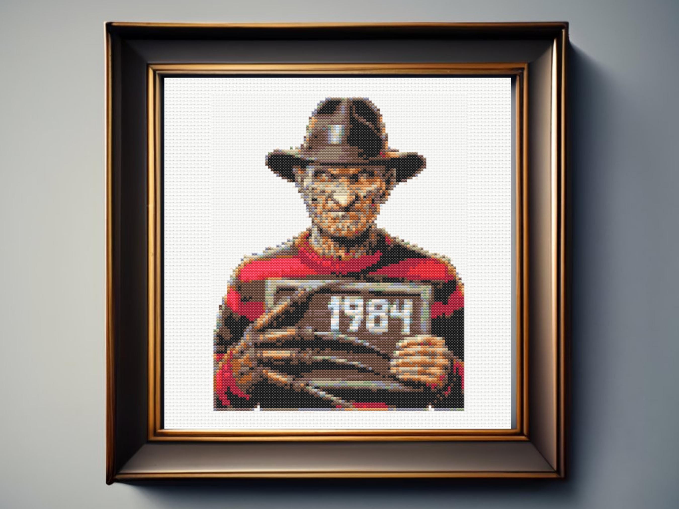 Horror Character Cross Stitch Pattern , Set of 6 Horror Character Cross ...
