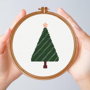 Christmas Tree Cross Stitch Pattern | Set of 12 Christmas Fruit Trees ...