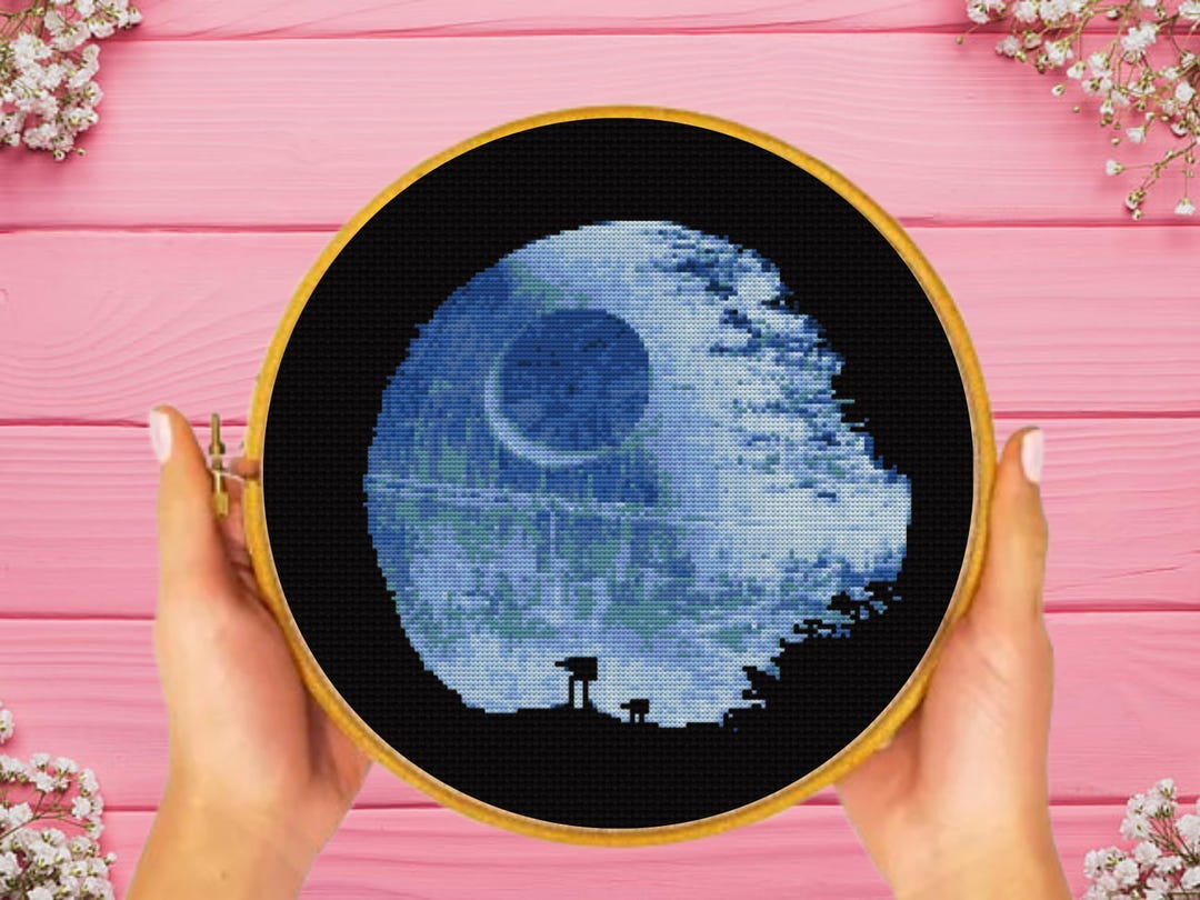 Death Star Cross Stitch Pattern, Star Wars Cross Stitch Pattern ...