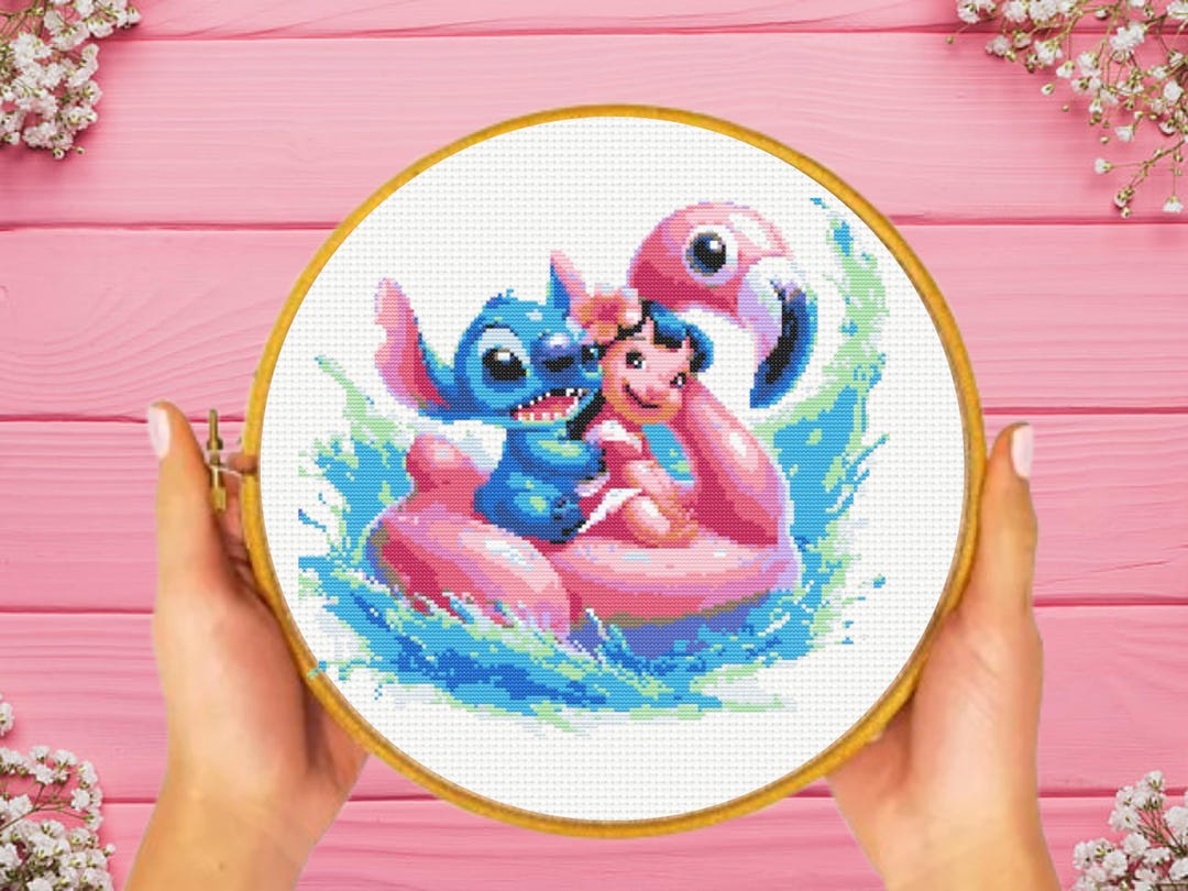 Stitch Cross Stitch Pattern, Lilo Cross Stitch Pattern, Instant ...