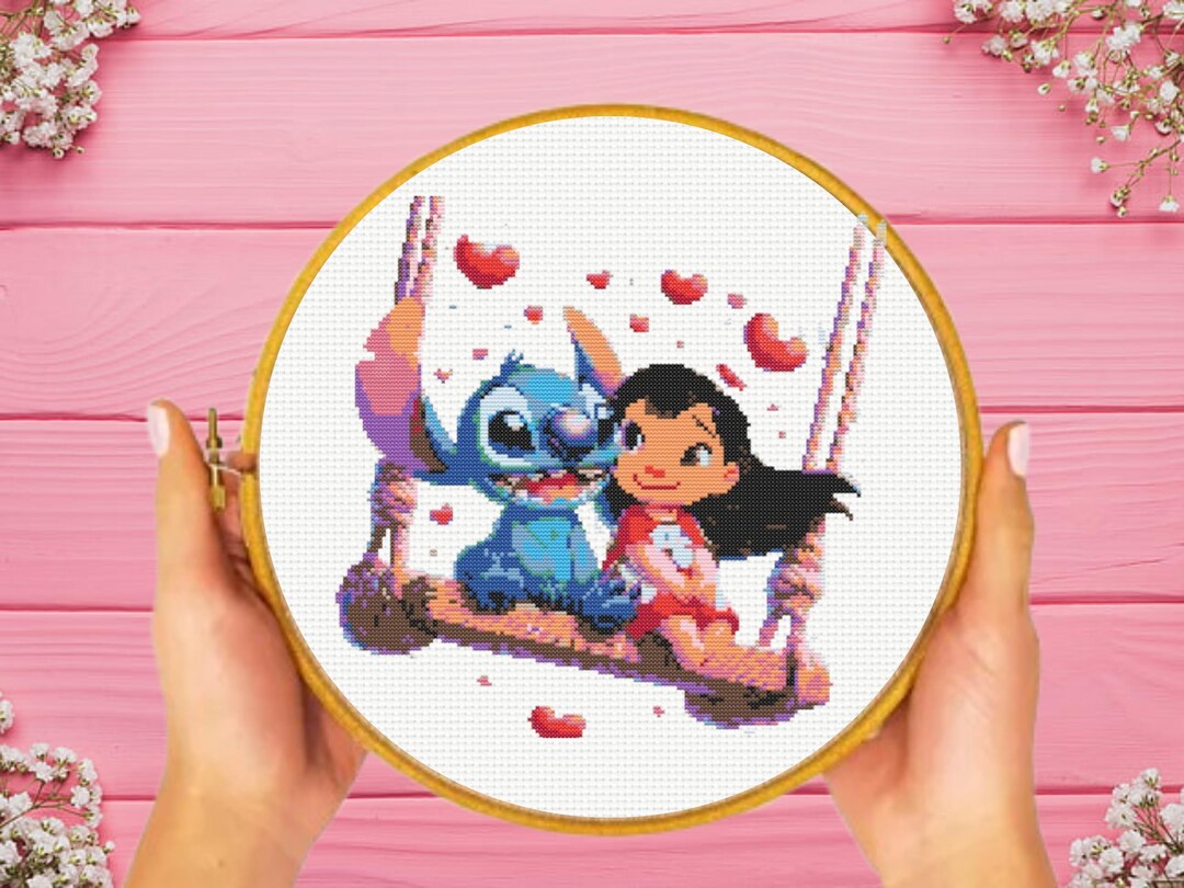 Stitch Cross Stitch Pattern, Stitch and Lilo Cross Stitch Pattern ...