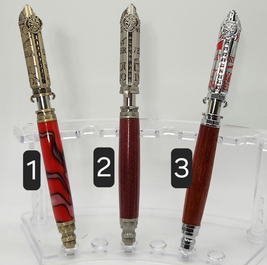 Firefighter Themed Pens - Etsy
