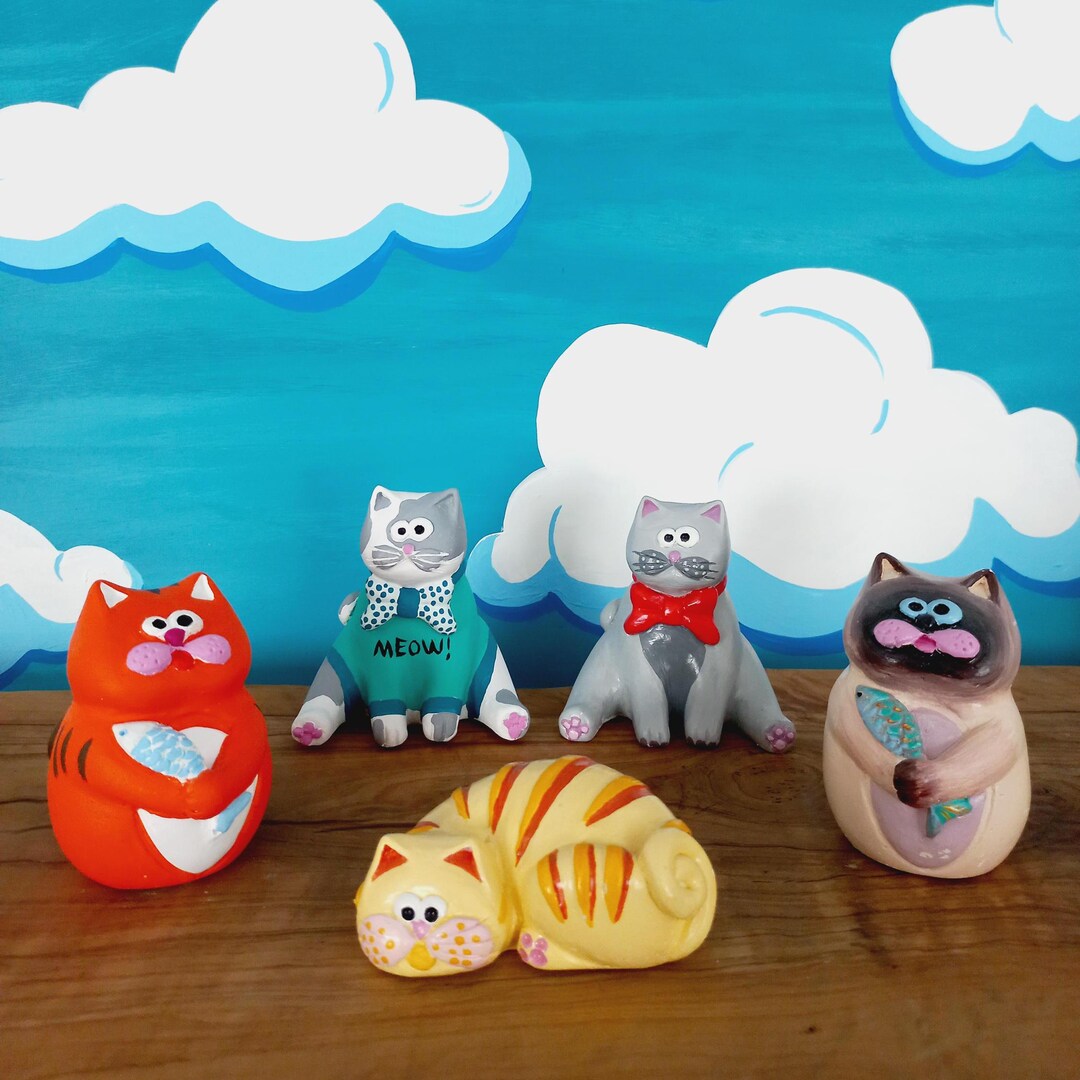 Educational Cats 6 Pieces Colouring Set, Cheerful Cats Steam Colouring ...