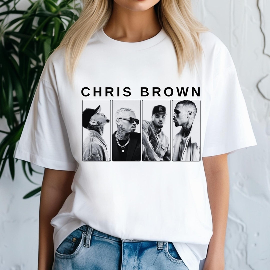 Chris Brown Shirt, Chris Brown Merch,chris Brown Tour Merch T-shirt,hip ...