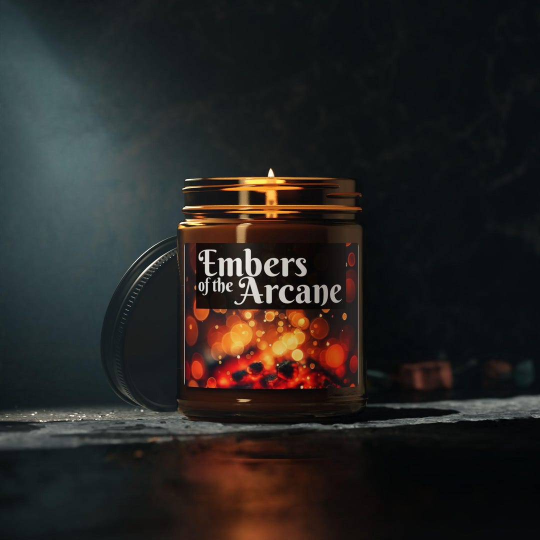 Embers of the Arcane Scented Candle Cozy Aromatherapy Scented Soy ...