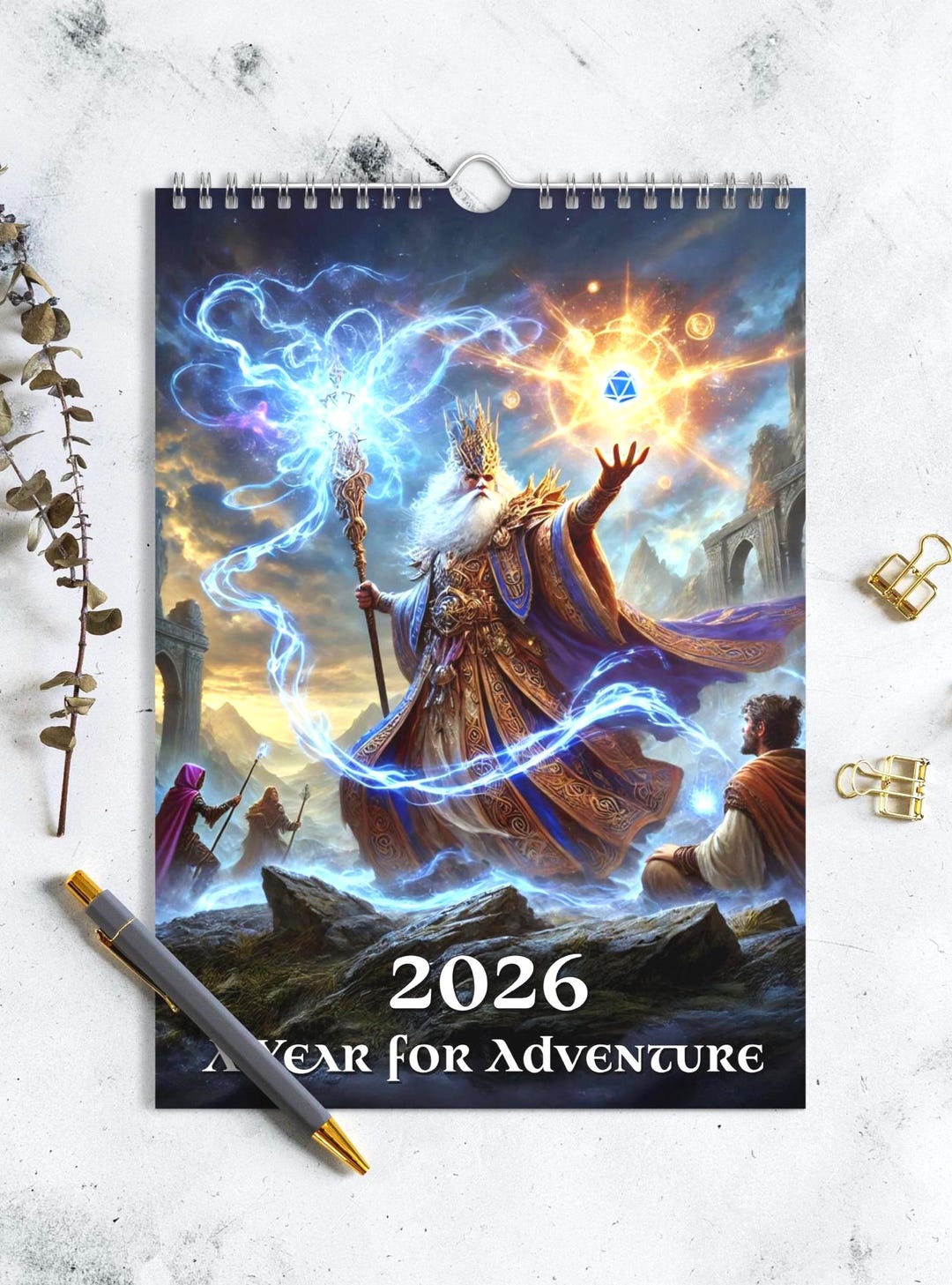 D&D Calendar - 2026 A Year for Adventure - Dungeons and Dragons RPG ...