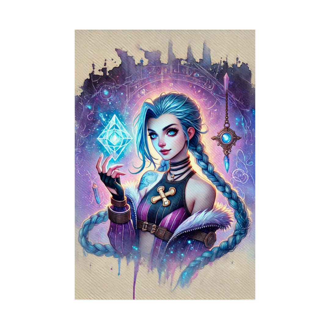 Arcane, Jinx Inspired High Quality Poster 24"x36" - Jinx Watercolor Art ...