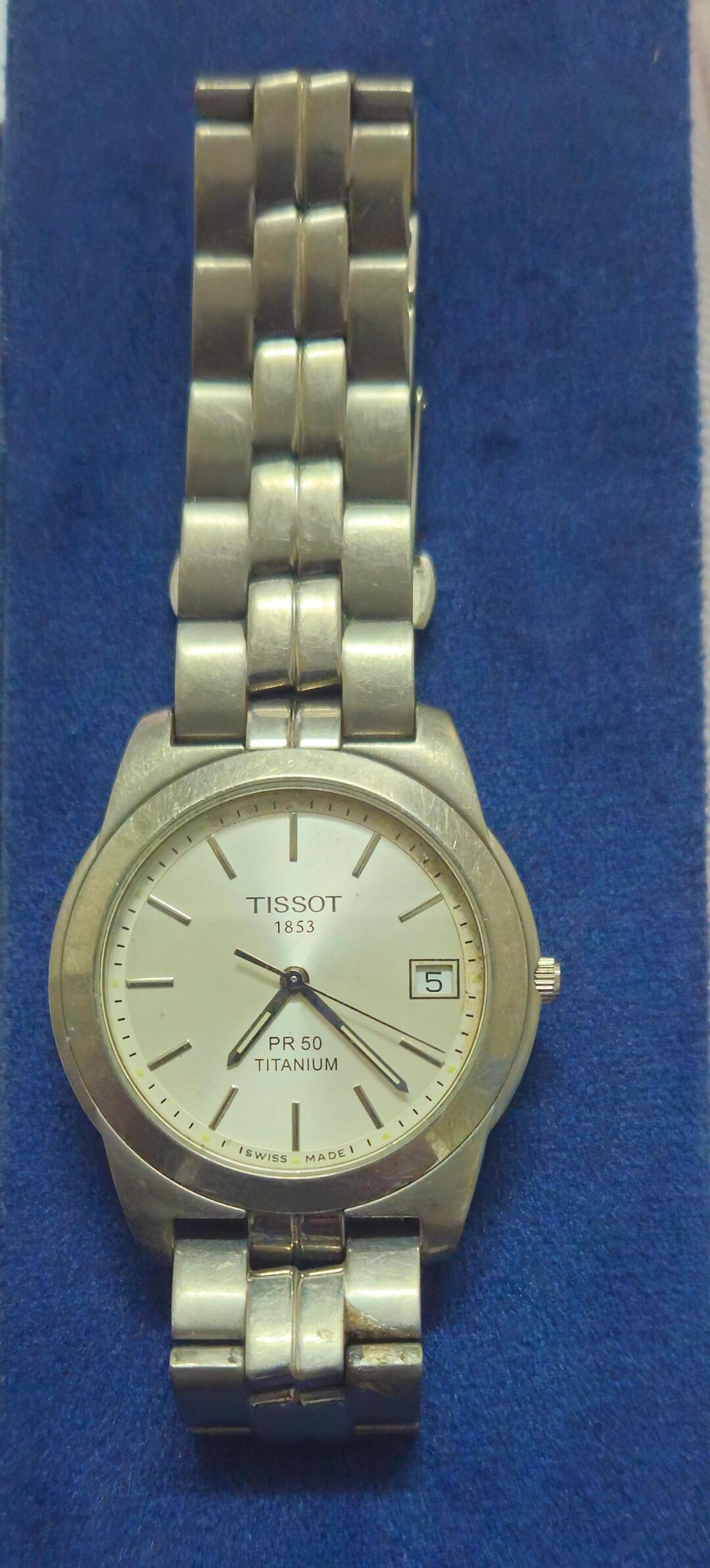 Tissot PR 50 Titanium Wristwatch Mens Swiss Made Stainless - Etsy