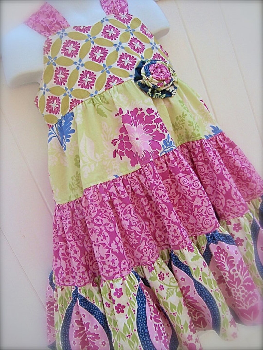 Girl Baby Sister Sundress PDF Pattern ASHLEY Sewing Size 6 Months to 12 ...