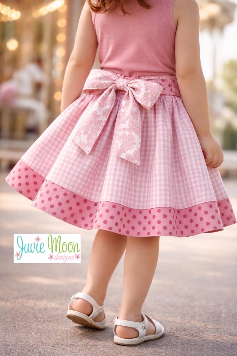 Belle Twirl Skirt Pattern Juvie Moon Designs PDF Pattern Download - Etsy