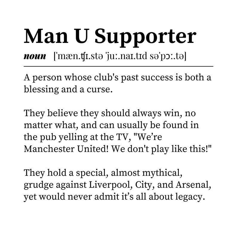 Manchester United FC Mug | Funny Football Fan Gift | Man U Supporter ...