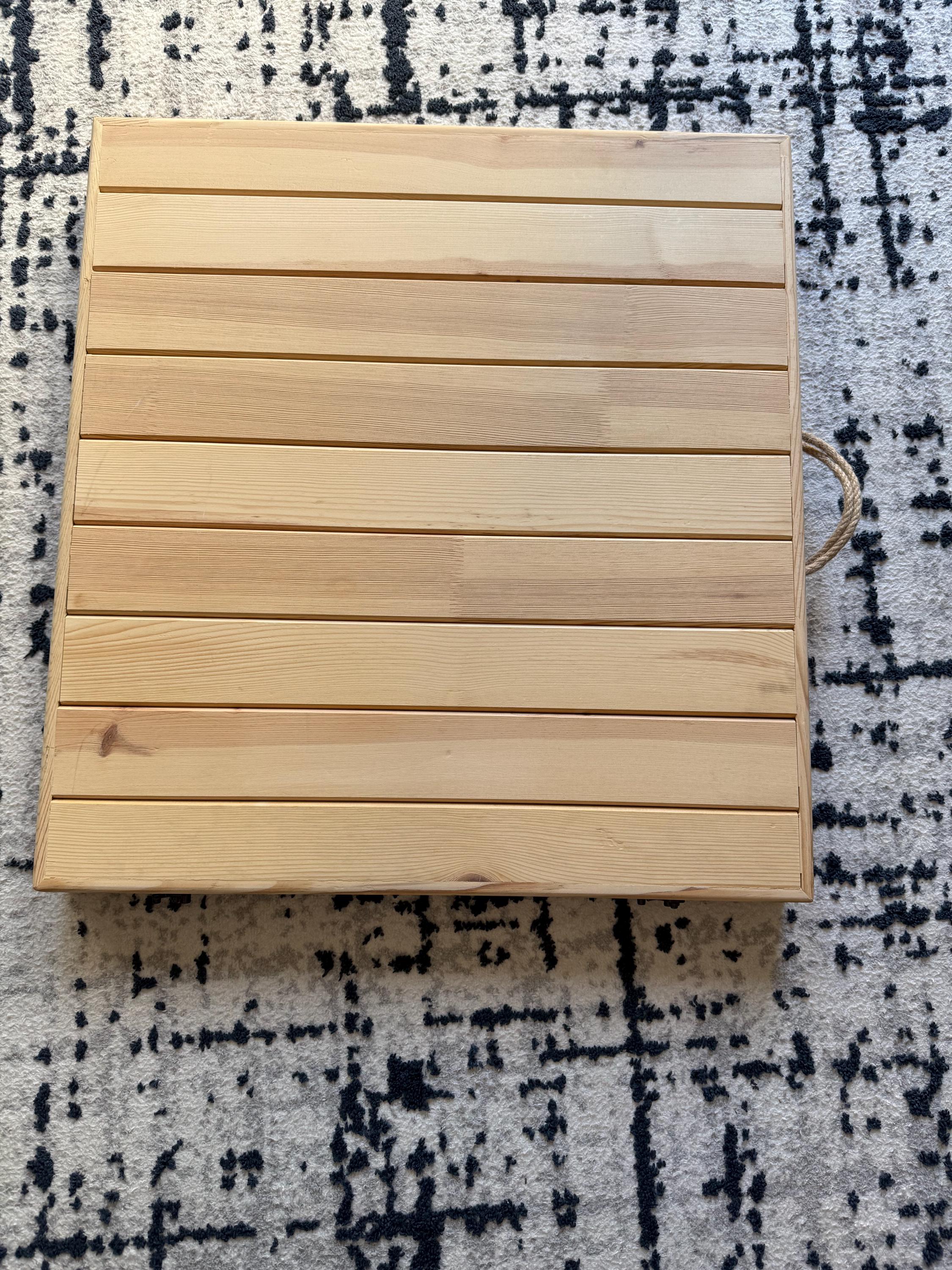 Foldable Boho Picnic Table – Handmade Rustic Wood Table for Camping ...