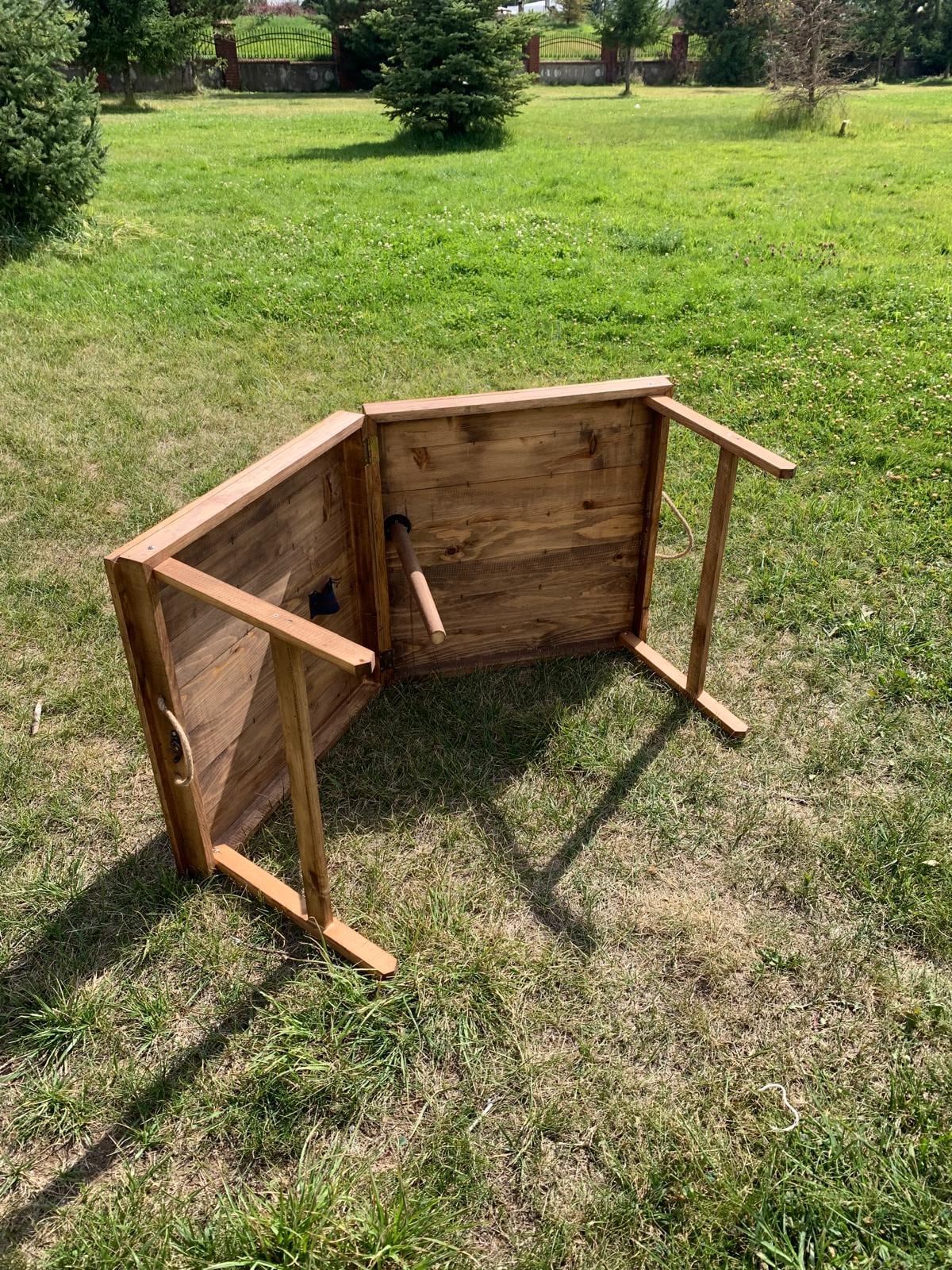 48x24 Folding Wooden Picnic Table – Portable Floor Table for Outdoor ...