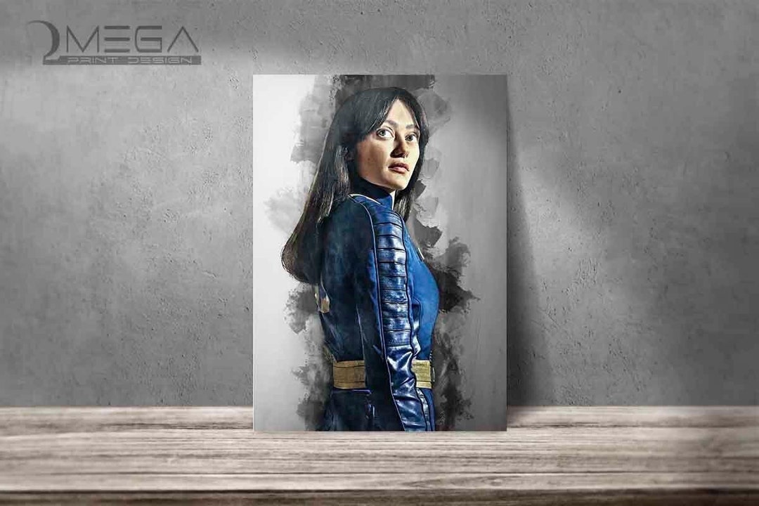 Lucy Maclean Poster, Fallout Canvas Print, Art Print, Wall Art, Man ...