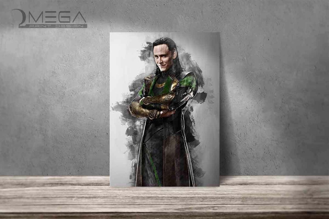 Loki Poster, Loki Print, Art Print, Wall Art, Man Cave, Gift - Etsy