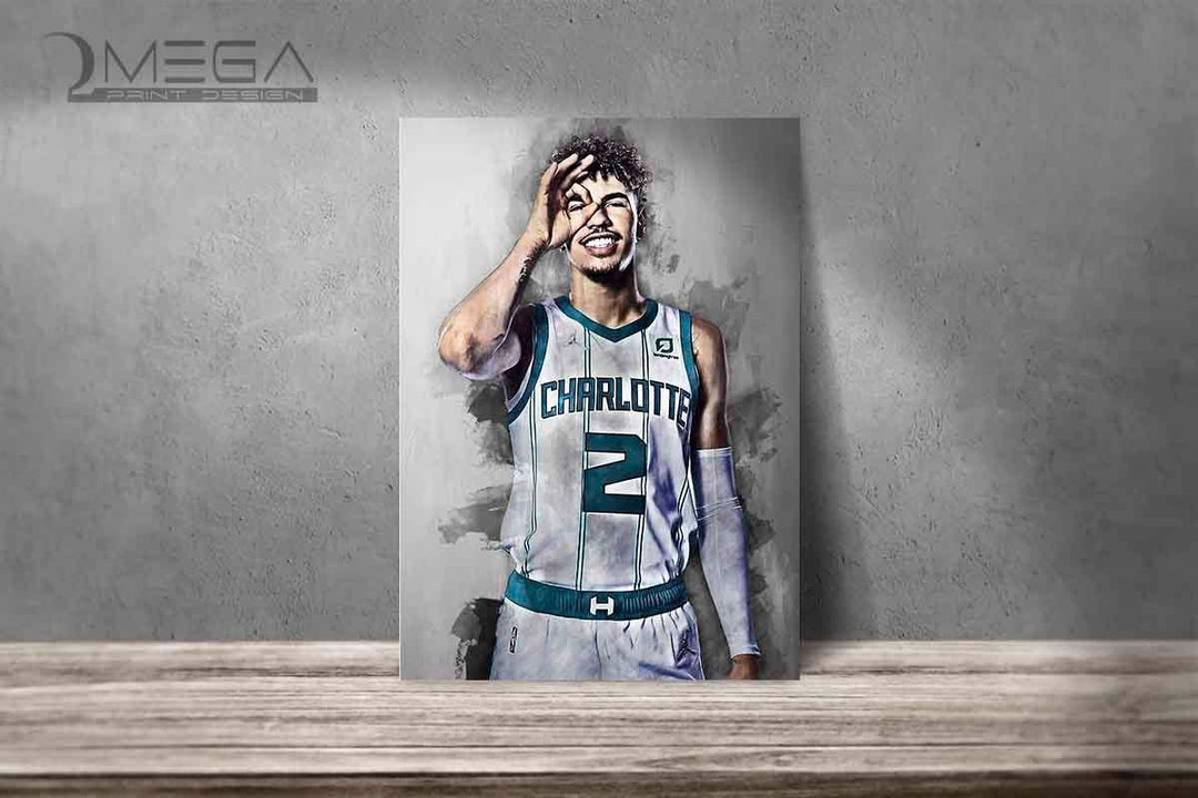 Lamelo Ball Poster Lamelo Ball Canvas Print, Art Print, Wall Art, Man ...