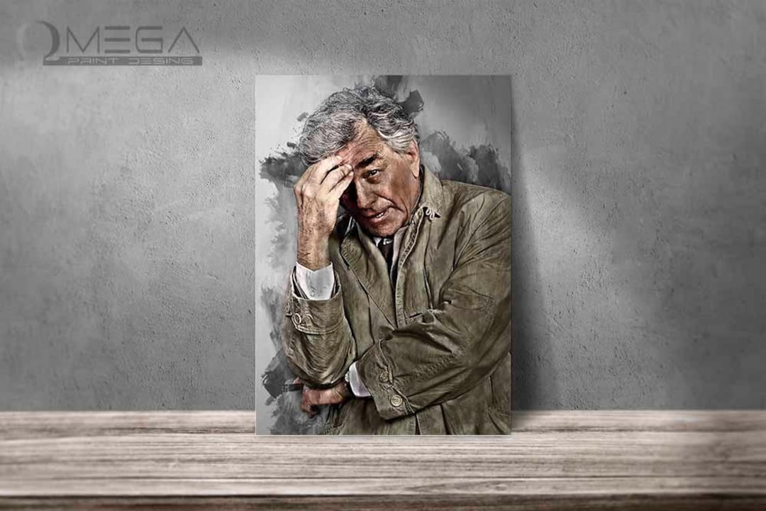 Columbo Poster, Columbo Canvas Print, Art Print, Wall Art, Man Cave ...
