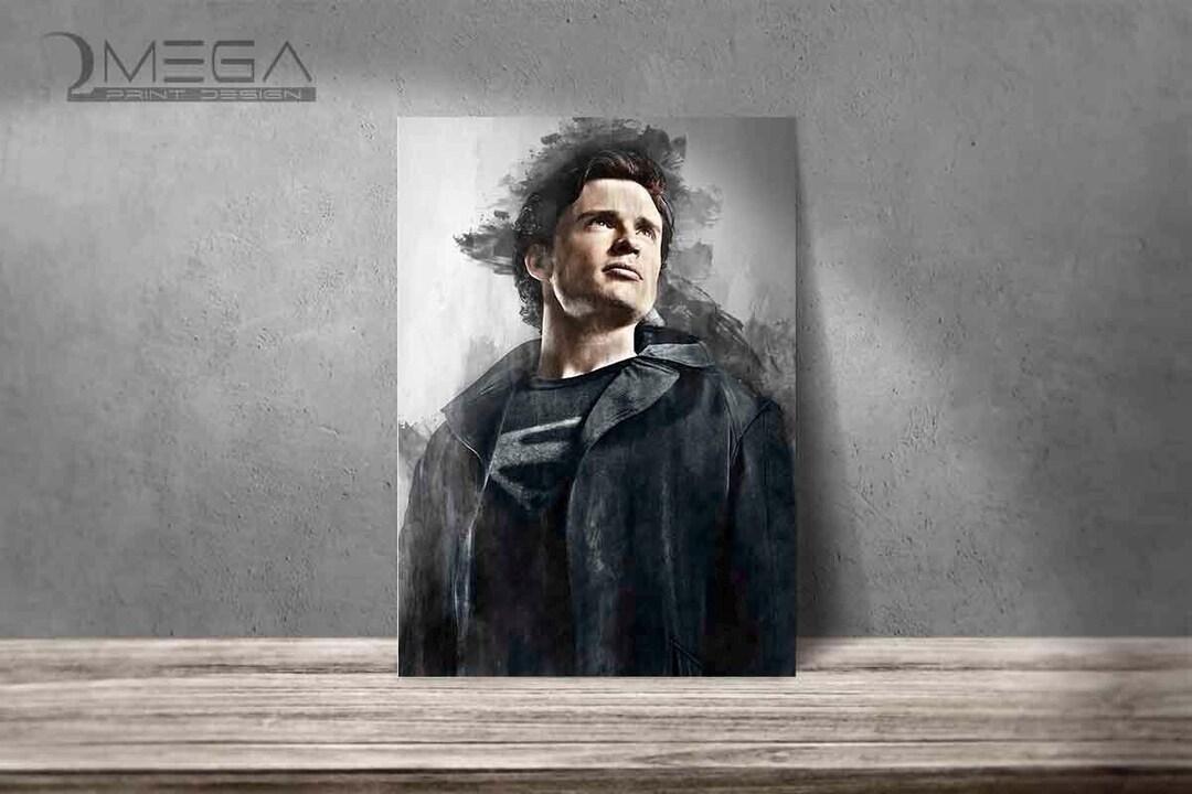 Clark Kent Poster, Smallville Canvas Print, Art Print, Wall Art, Man ...