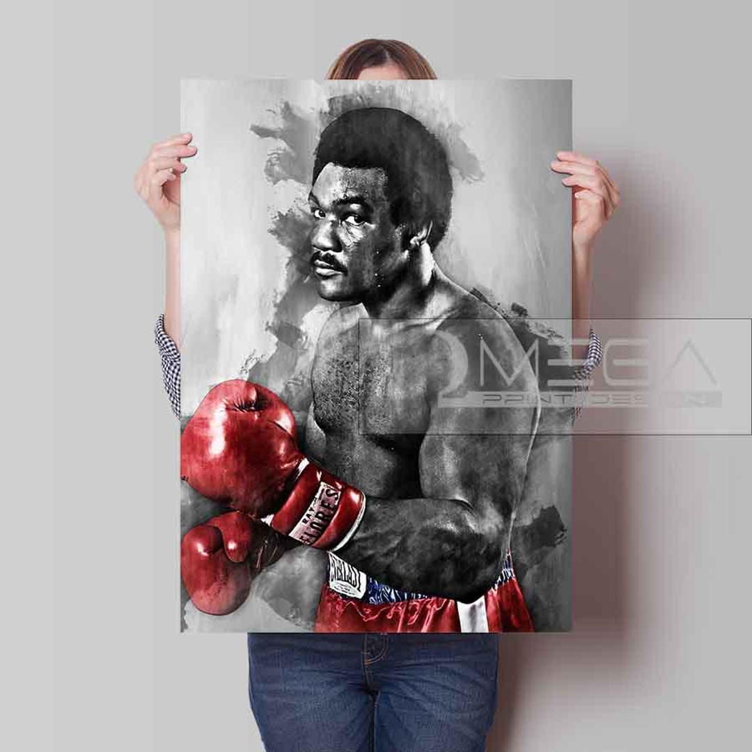 George Foreman Poster, George Foreman Canvas Print, Art Print, Wall Art ...