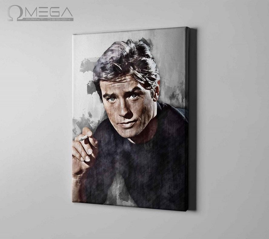 Alain Delon Poster, Alain Delon Canvas Print, Art Print, Wall Art, Man ...