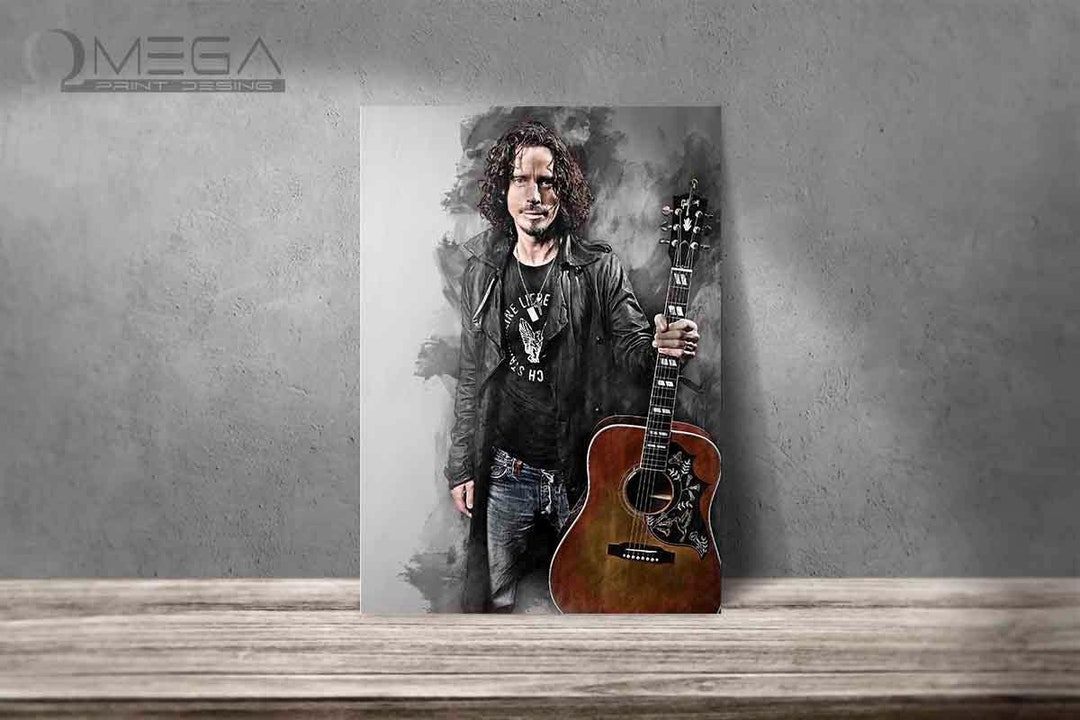 Chris Cornell Poster, Chris Cornell Canvas Print, Art Print, Wall Art ...