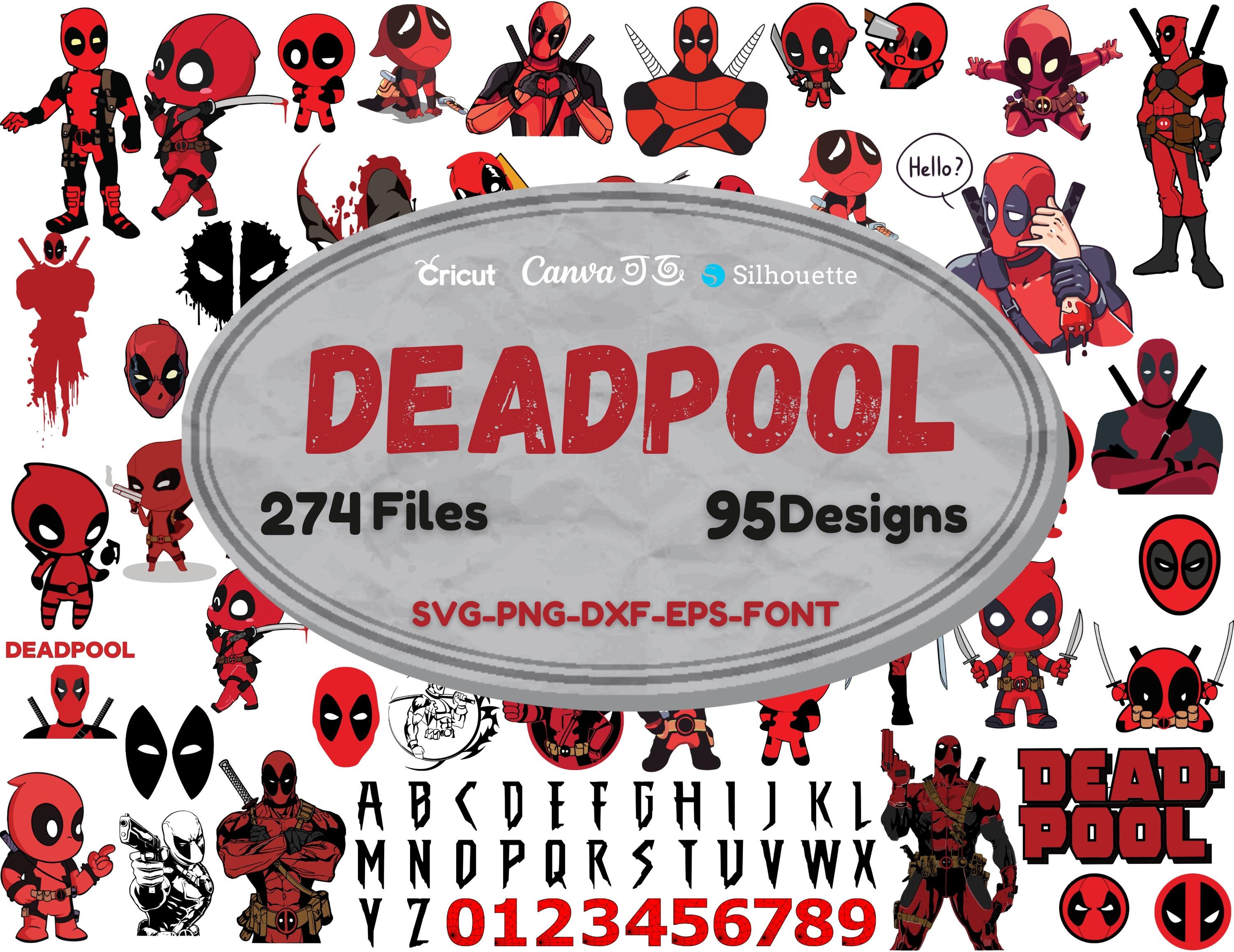 Deadpool SVG Bundle | Superhero PNG | Baby Deadpool | Cricut ...