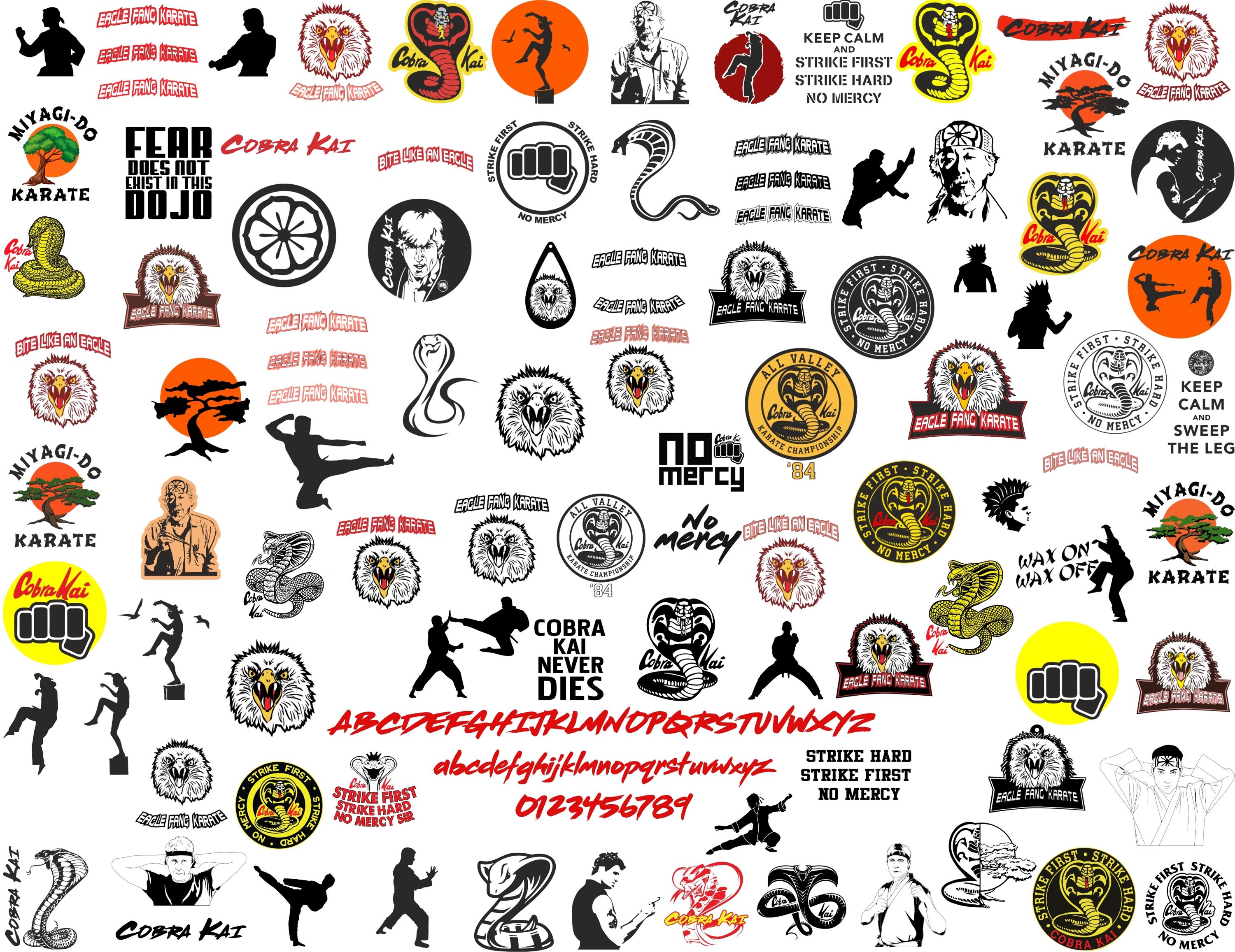 Cobra Kai SVG Bundle | Karate Kid Png | Eagle Fang Svg | Instant ...