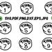 Thing 1-9 SVG Bundle: Seuss Family Clipart (digital Download) - Etsy