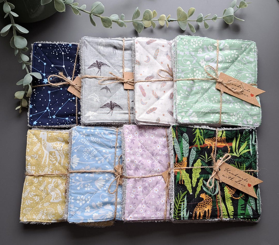 Microfiber Reusable Face Wipes, Microfiber & Bamboo Wipes, Skin Care ...