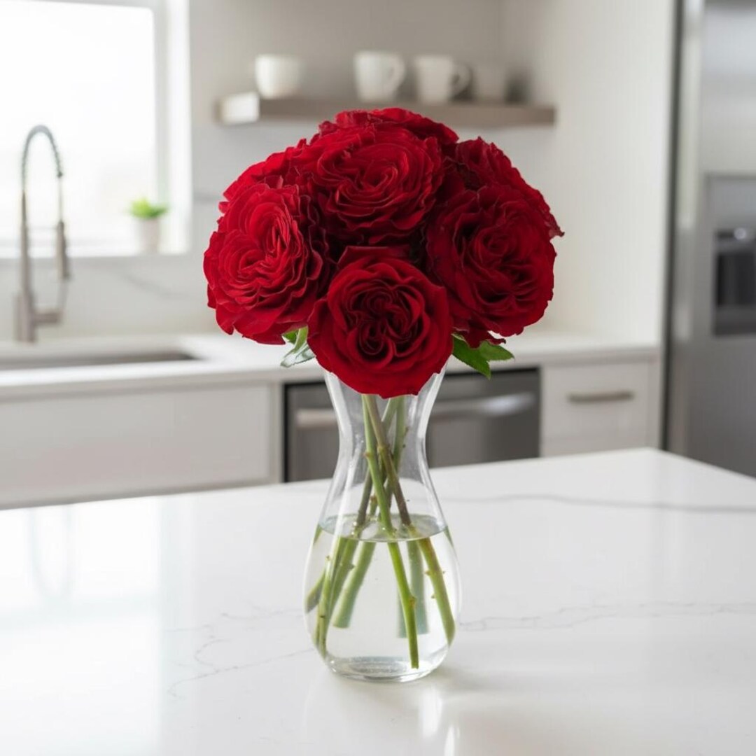 Hearts – Deep Red Ruffled Florist Rose (own Root) - Etsy