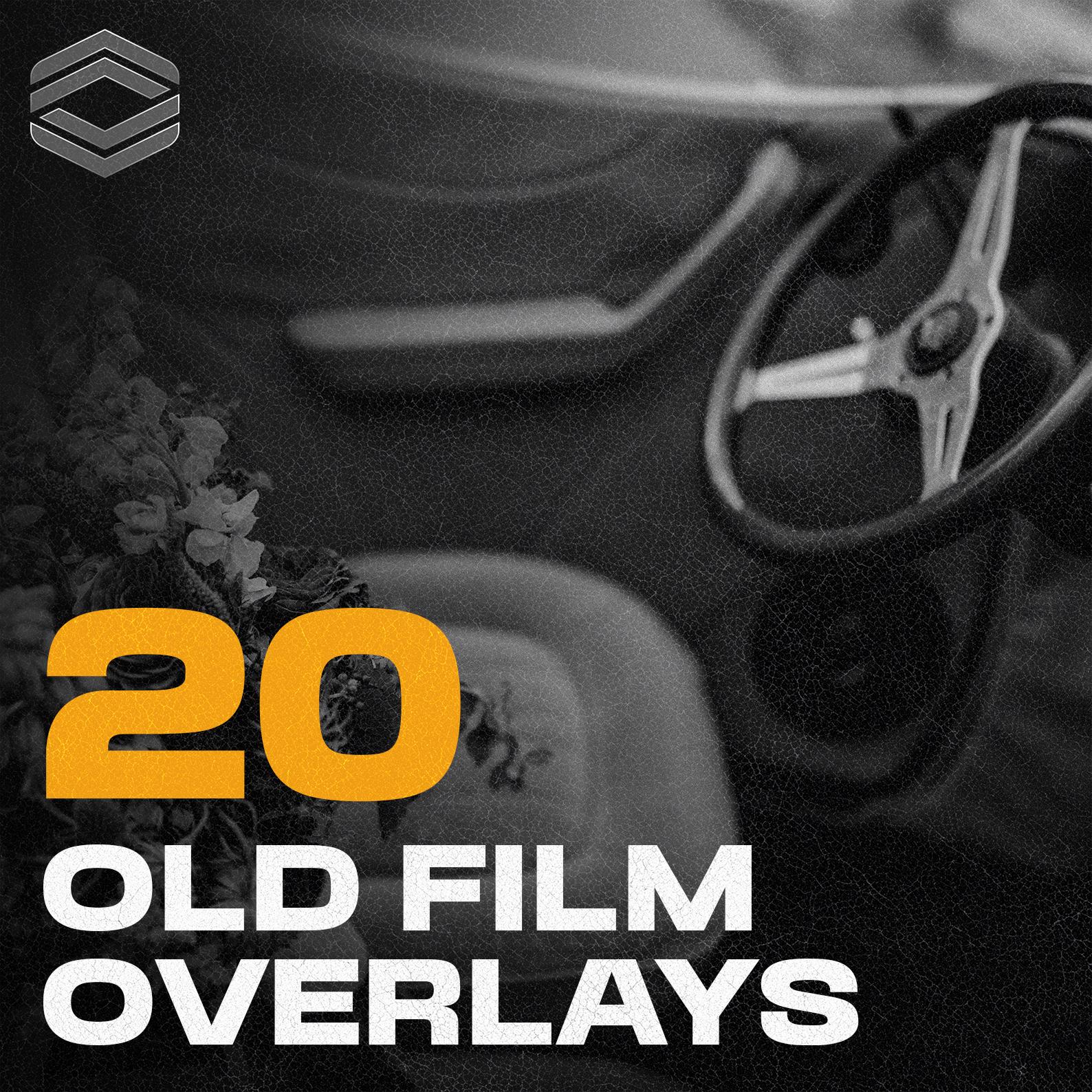20 Old Film Overlays for Photoshop, Affinity and Procreate Vintage ...
