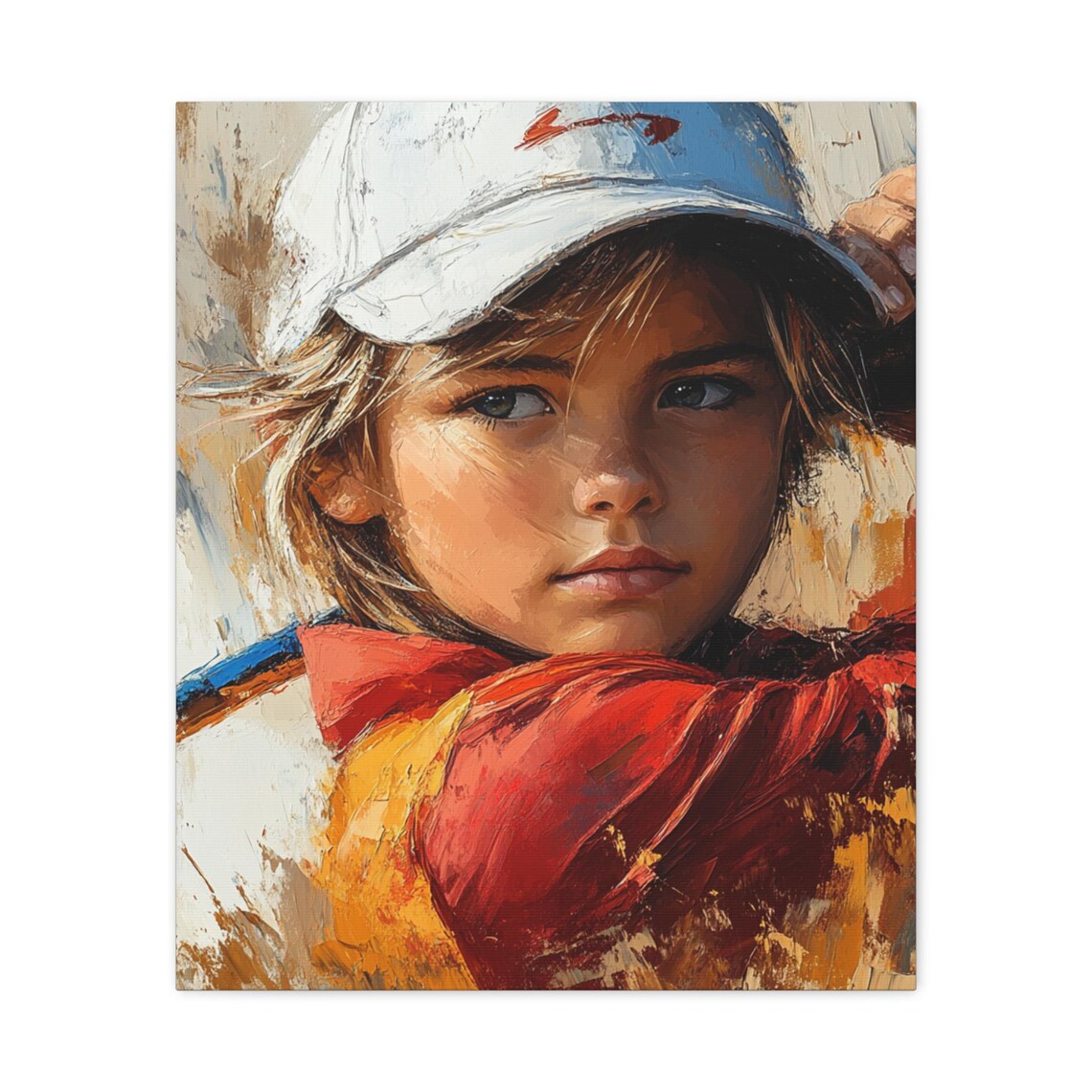 Kids Golf Canvas Print,wall Art for Kids Room,unique Gift for Golf Kids ...