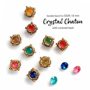 Beaded Bezel for Crystal Round Stone Chaton 8 Mm (SS39) Jewelry Making ...