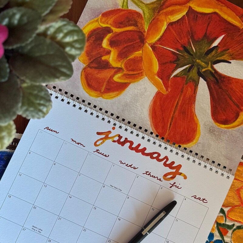 Flower Calendar - Etsy