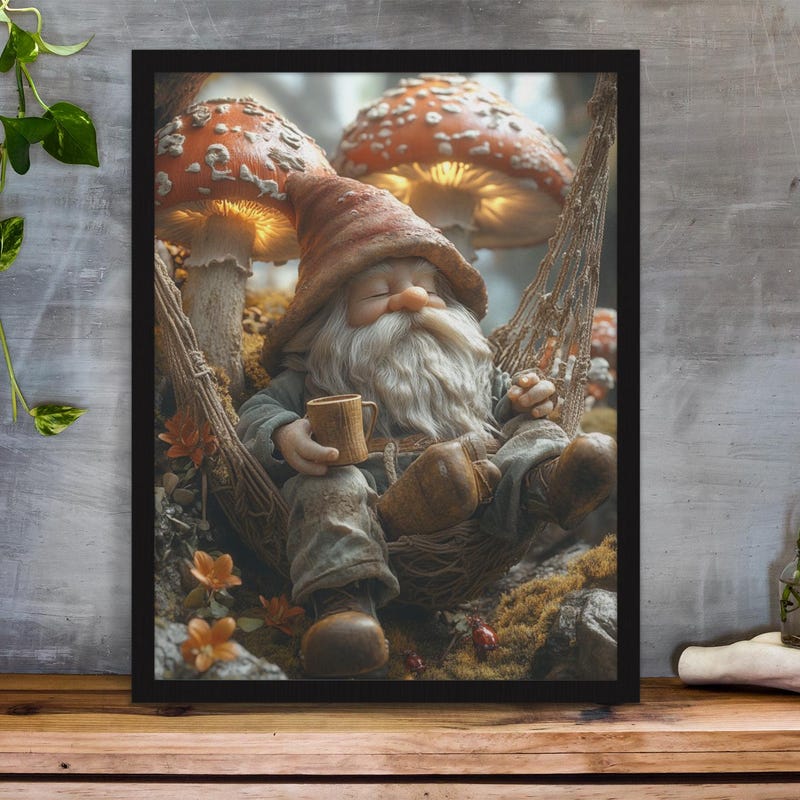 Gnome Art - Etsy