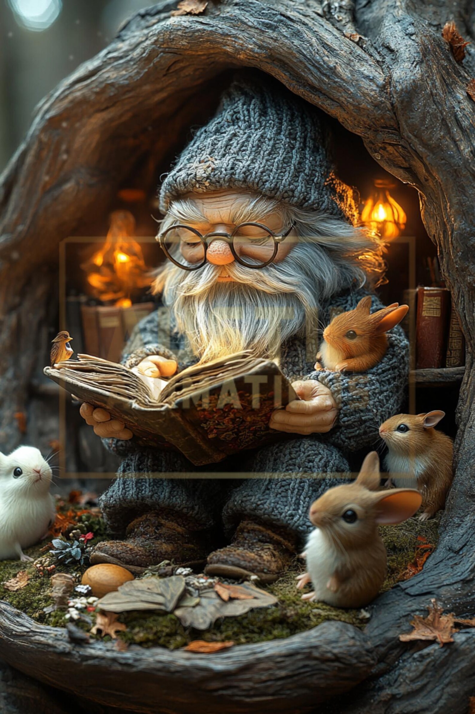 Mystical Mushroom & Gnome Art Collection Digital Storybook Prints ...