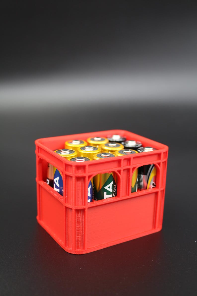 Battery Holderer Organizer 3D Print for Office Battery Storage ...