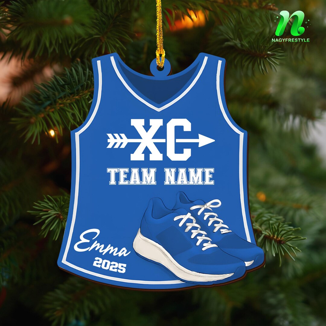 Personalized Cross Country Ornament: Cross Country XC Runner Keepsake ...