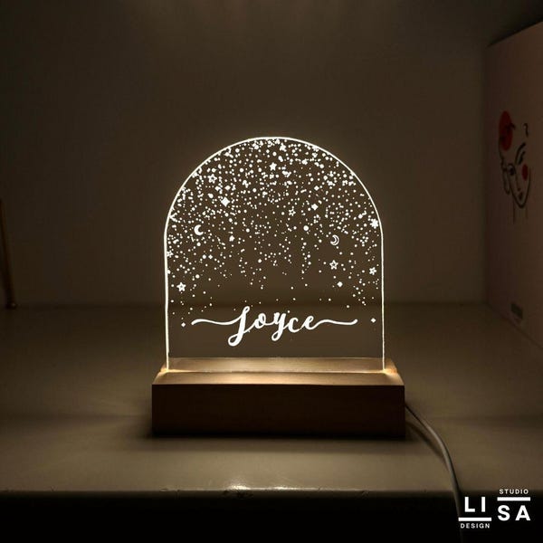 Acrylic Night Light - Etsy