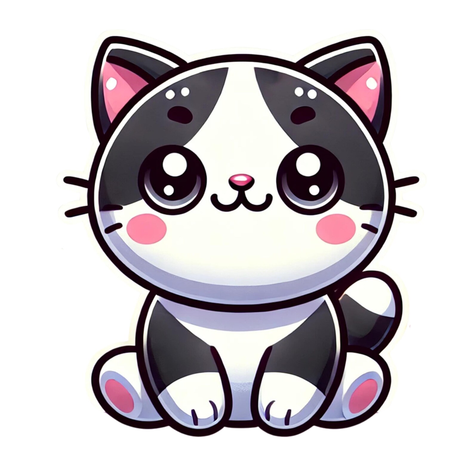 9 Cats Stickers Clipart, Cute Cats Stickers, Cute Cats, Sticker PNG ...