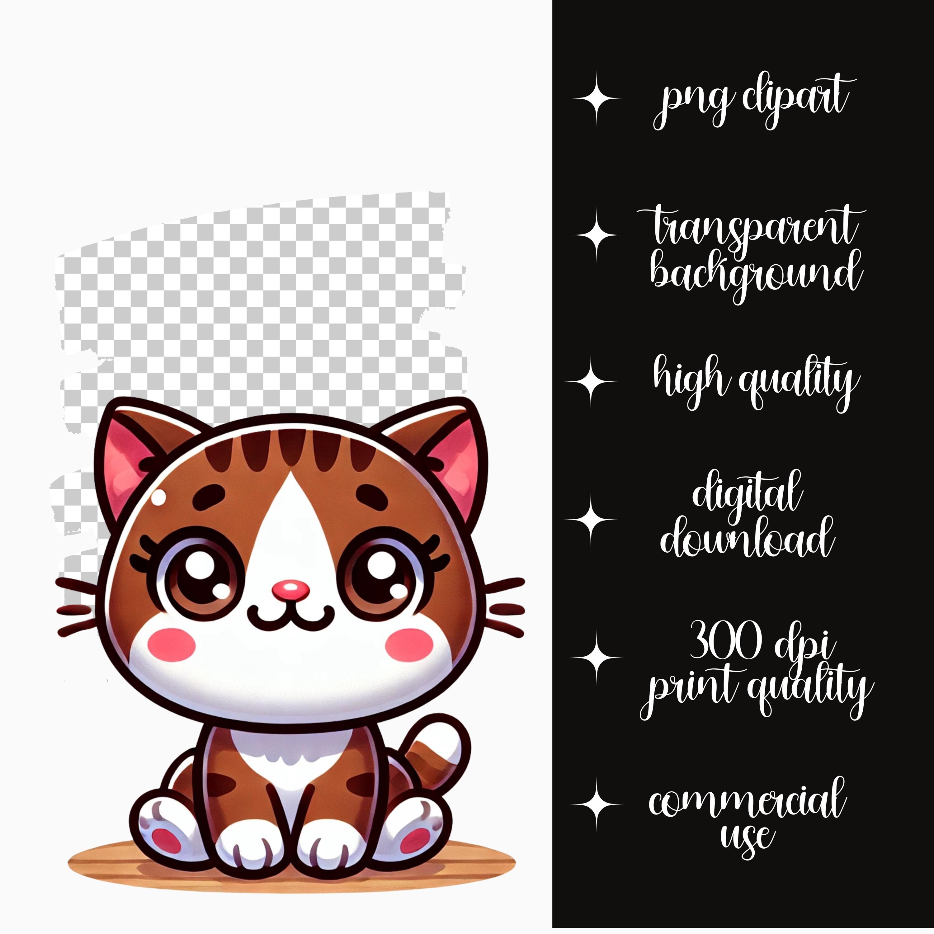 9 Cats Stickers Clipart, Cute Cats Stickers, Cute Cats, Sticker PNG ...